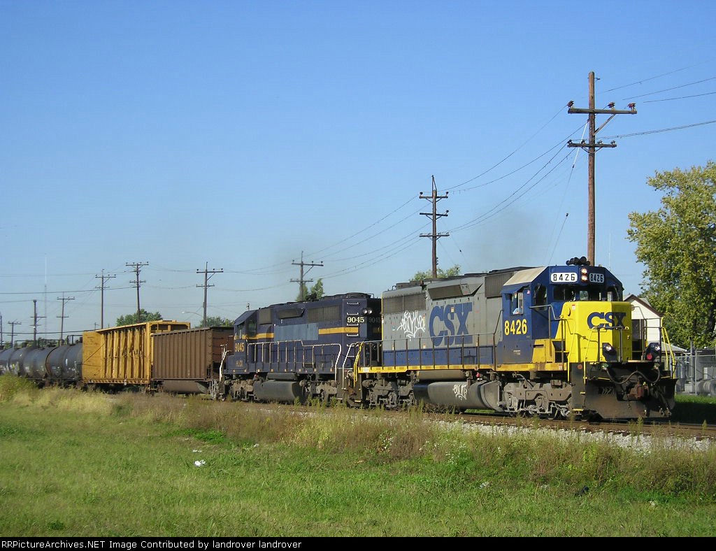 CSXT 8426 On CSX Q 375 Eastbound